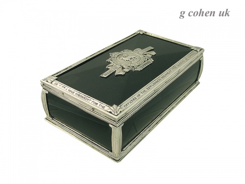 Sterling Silver Cigar Box Omar Ramsden 1926