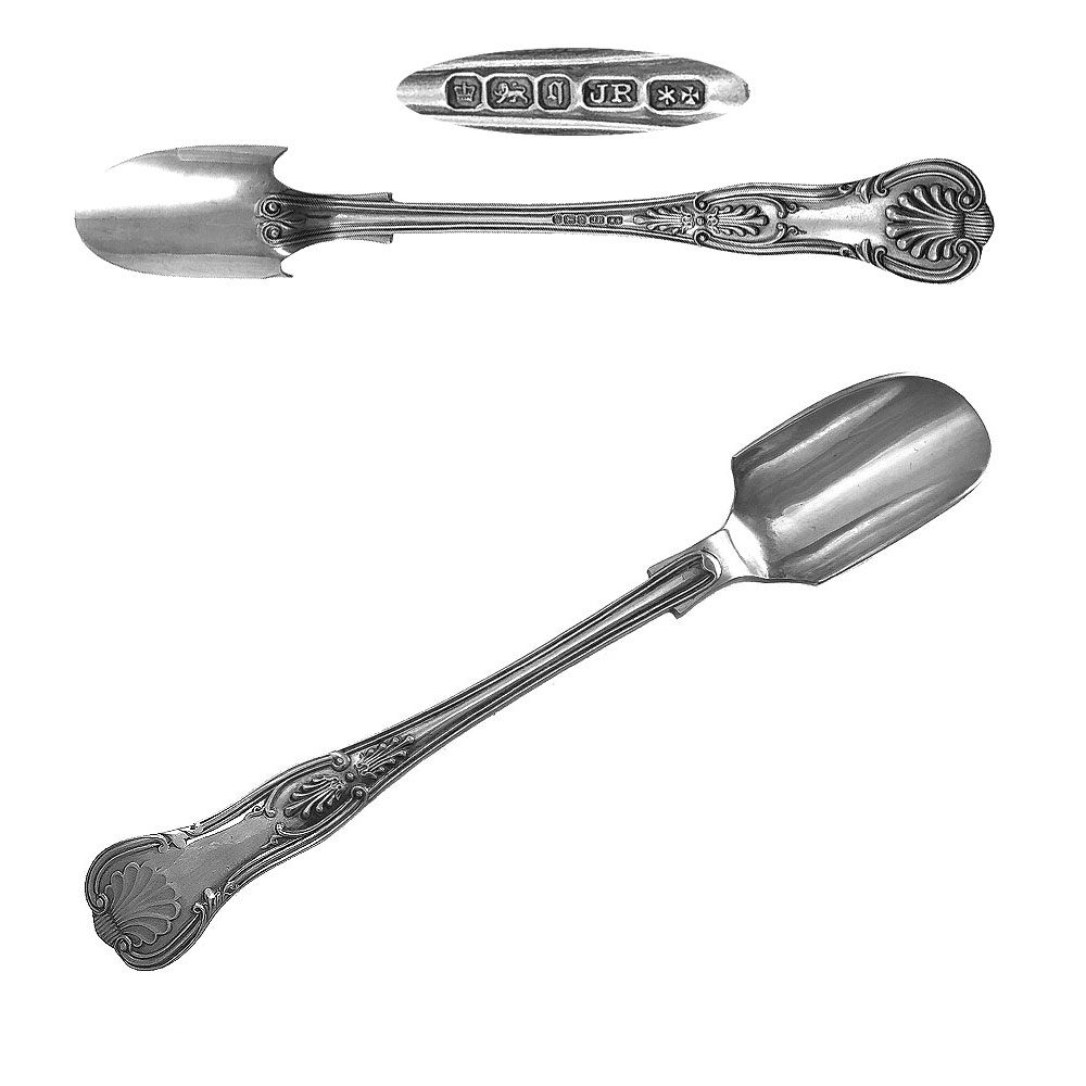 Edwardian Silver Stilton Scoop 1908